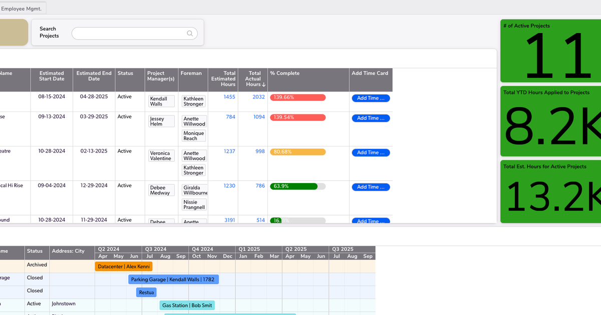 Time Tracking Management | Quickbase
